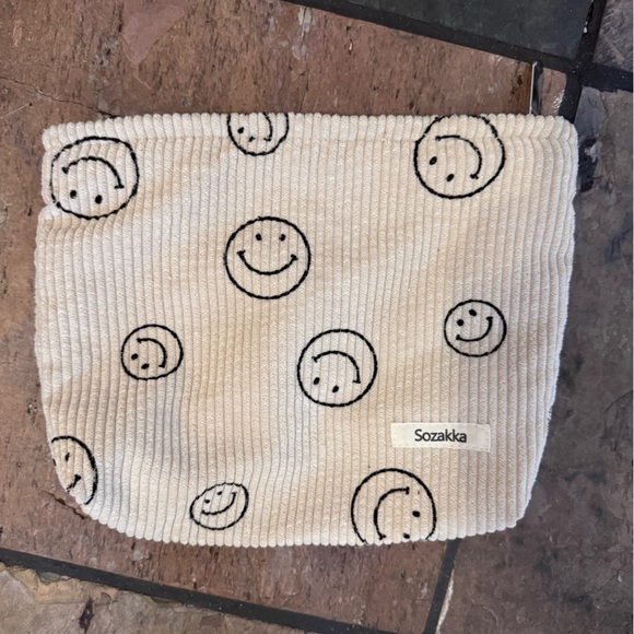 Bags | Smiley Face Pouch | Poshmark